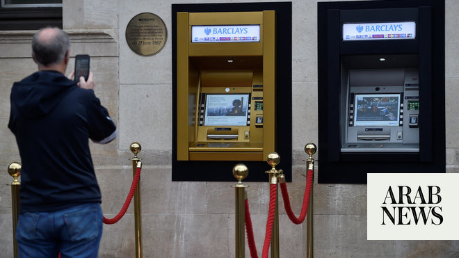 World’s first ATM machine turns to gold on 50th birthday | Arab News
