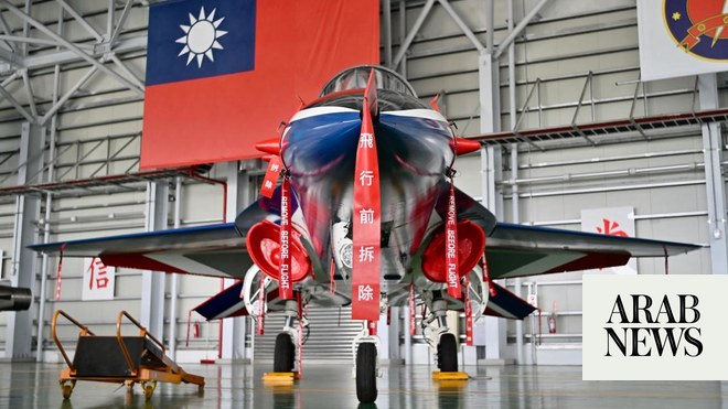 Taiwan touts new air force advanced training jet’s abilities | Arab News