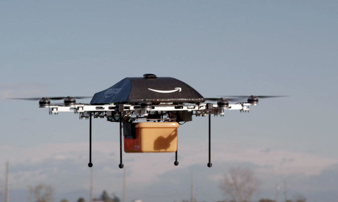 Amazon completes its first drone delivery, in England | Arab News