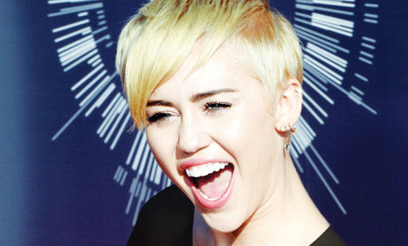 Miley Cyrus Tongue Out Wink