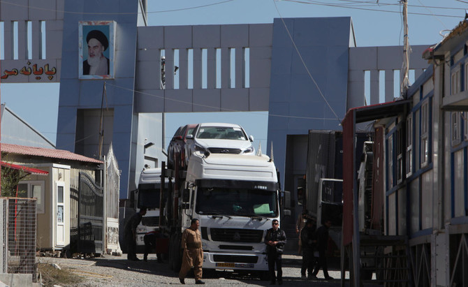 Iran re-opens border crossing with Iraqi Kurdistan region | Arab News
