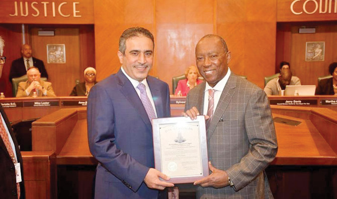 Mayor of Houston grants honorary citizenship to Saudi Consul General ...