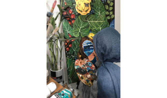 Saudi-based artist painting bright future for herself | Arab News