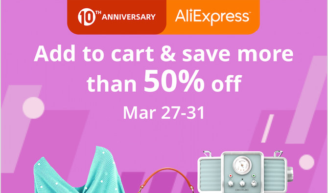 AliExpress offers 50% discount to Saudi customers | Arab News