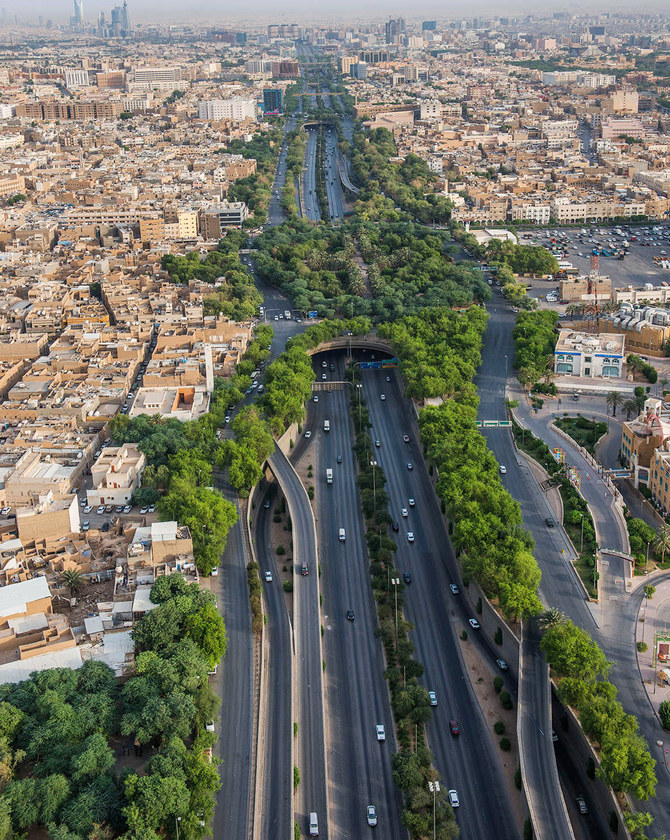 Riyadh roads turn green as world’s largest urban greening project ...