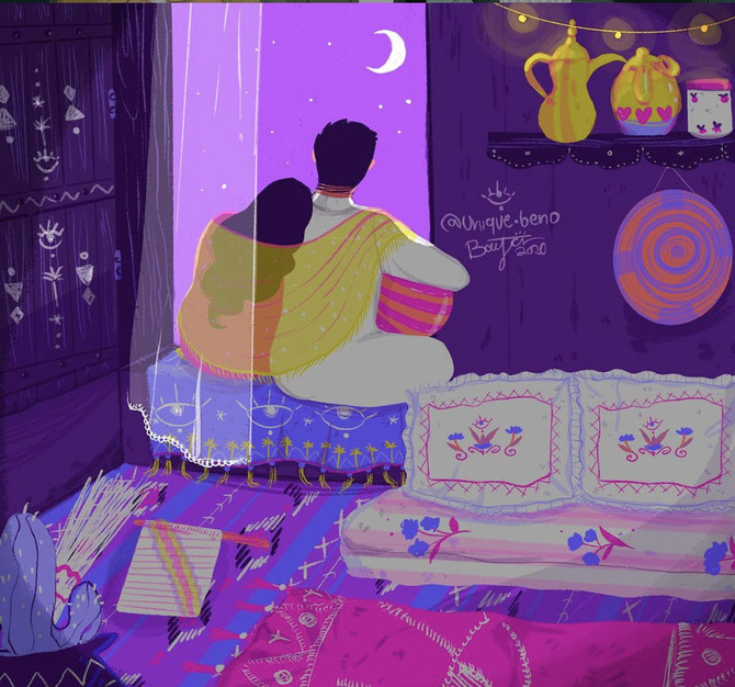 Saudi illustrator dives into digital art to highlight community’s daily ...