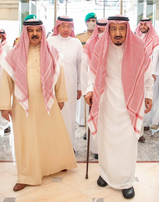 King Salman, crown prince receive Bahrain king | Arab News