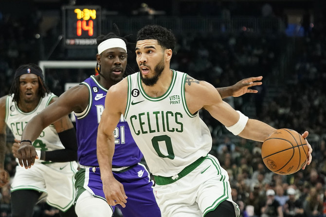 Tatum, Brown star as Celtics whip NBA-leading Bucks | Arab News