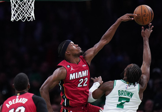NBA: Jimmy Butler leads late surge as Miami Heat stun Boston Celtics | Arab News