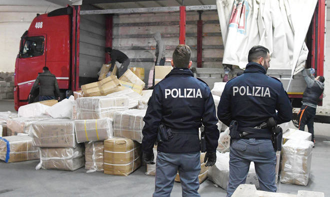 Italy police arrest 40 mafia suspects for drug smuggling via Chinese ...