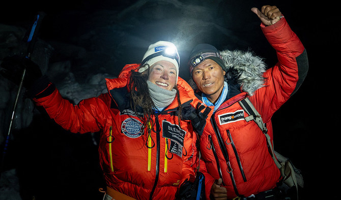 Norwegian woman and her Nepali Sherpa guide set new record by scaling ...