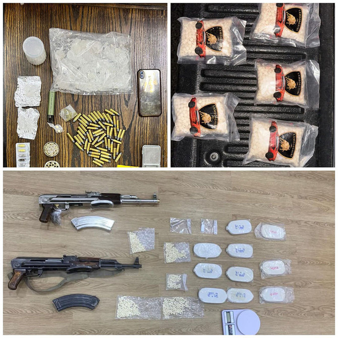 Jordan drug raids lead to 18 arrests over narcotics, firearms hauls ...