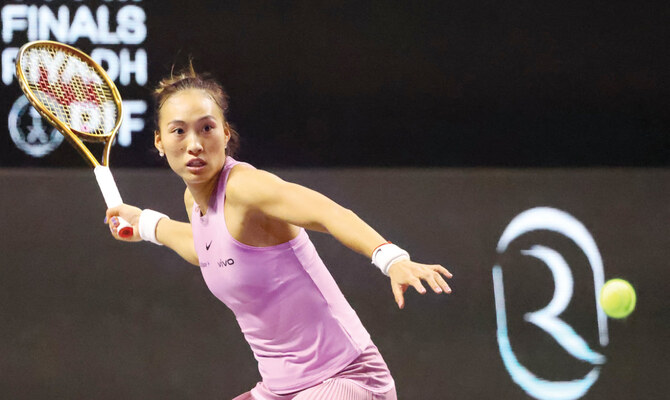 China’s Zheng downs Rybakina at WTA Finals | Arab News
