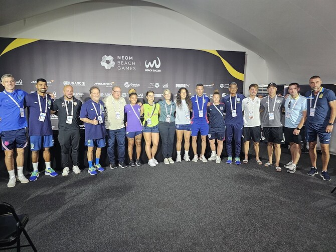 Coaches share preparation insight ahead of NEOM Beach Soccer Cup finals ...
