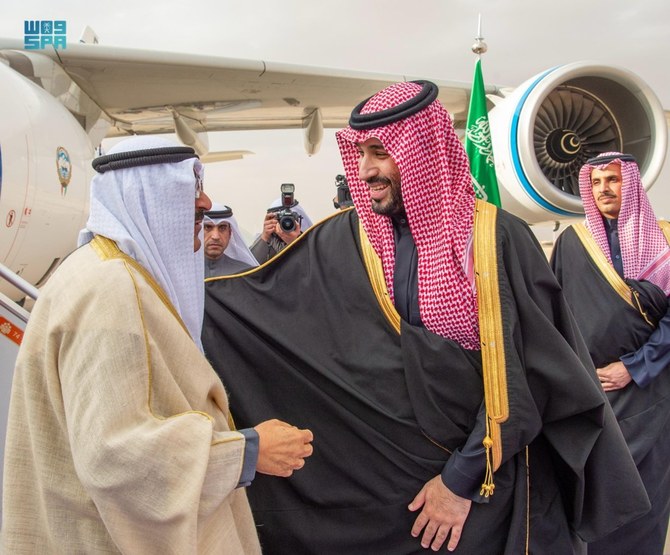 Kuwait’s Sheikh Meshal arrives in Saudi Arabia on first official visit ...