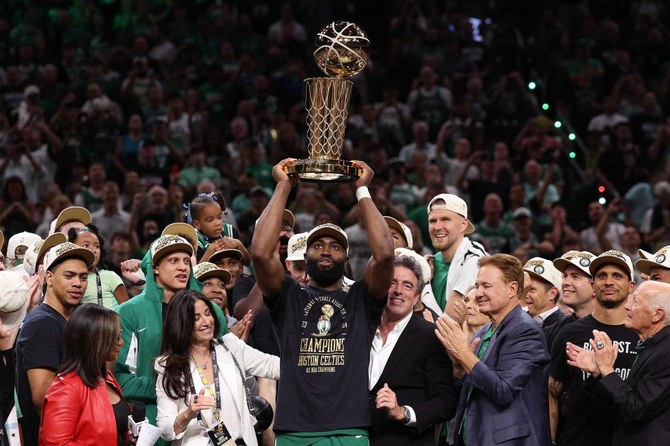 Celtics win 18th NBA championship with 106-88 Game 5 victory over Dallas Mavericks | Arab News